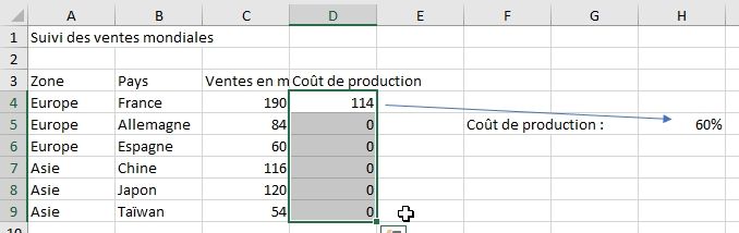 Apprendre à Utiliser Excel Pour Les Débutants Saisir Des Données Dans Excel Textes Nombres