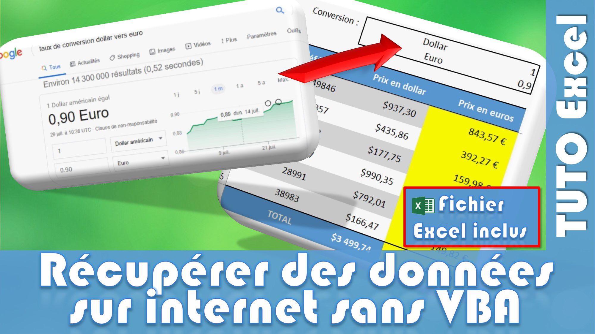 Comment Récupérer Des Informations Depuis Internet Sur Excel Et Sans Macro Vba Et Créer Un