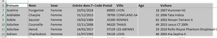 Cellules Visibles Comment Les Sélectionner Et Uniquement Celles Ci Sur Excel Excel Formation