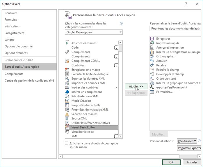 Activer VBA en affichant le menu DÉVELOPPEUR sur EXCEL [#02 FORMATION ...
