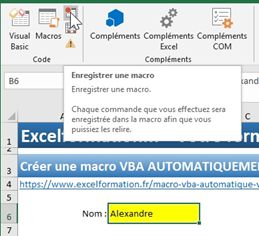 Créer une macro VBA AUTOMATIQUEMENT sur EXCEL avec l’enregistreur [#03 FORMATION EXCEL VBA ...