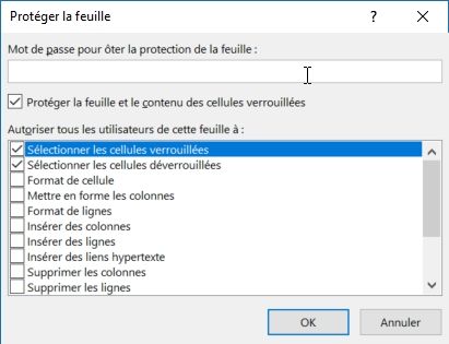 Comment empêcher la suppression ou la modification des cellules sur ...