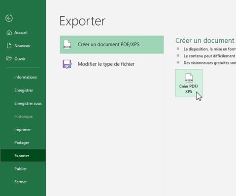 Comment convertir un fichier Excel en PDF Excel2pdf - Excel formation