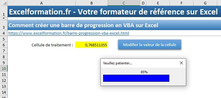 Comment CrÉer Une Barre De Progression En Vba A RÉutiliser Dans Tous