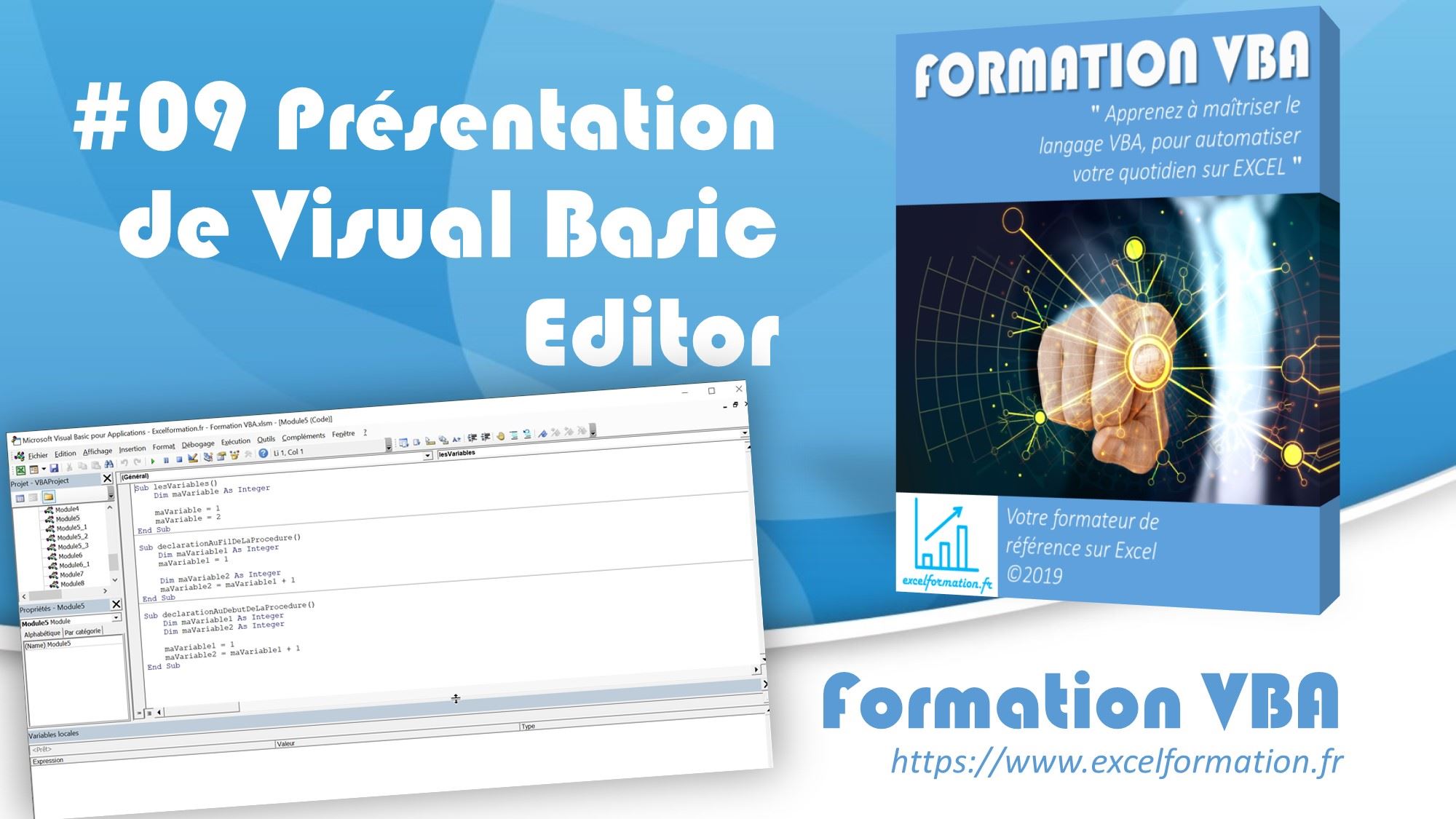 Présentation de Visual Basic Editor (VBE) [#09 FORMATION EXCEL VBA ... Présentation de Visual Basic Editor (VBE) [#09 FORMATION EXCEL VBA ...