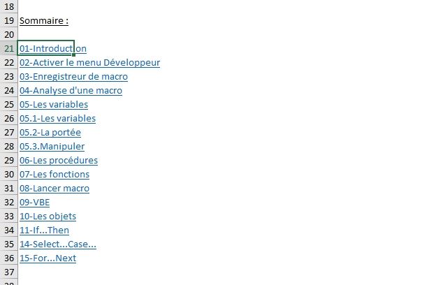 Tout Savoir Sur Les Boucles For Next Et For Each En Vba 15 Formation Excel Vba Complete