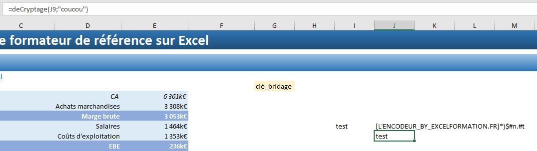 L’ENCODEUR, OU COMMENT PROTÉGER LE CONTENU DE VOS CELLULES EXCEL ...