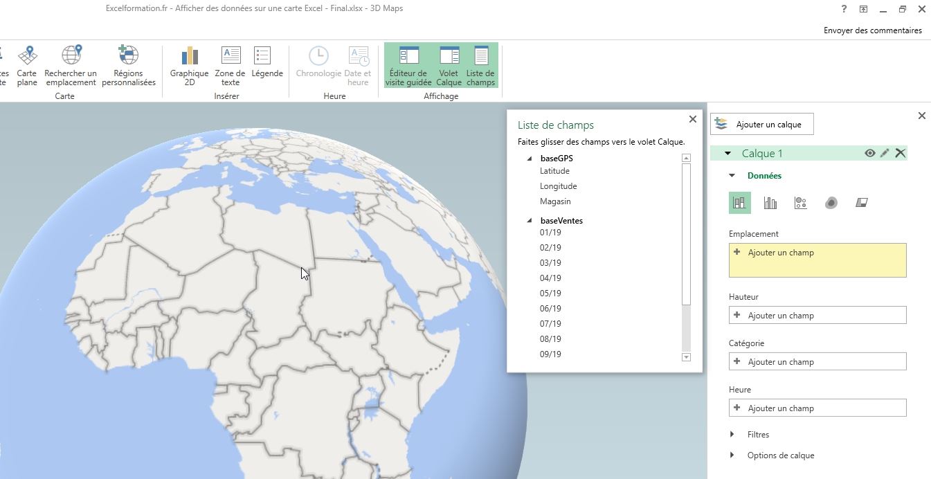 COMMENT UTILISER LES COORDONNÉES GPS SUR UNE CARTE EXCEL - BONUS ...