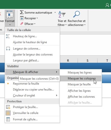Comment masquer ou afficher des cellules dans Excel – Apprendre Excel ...