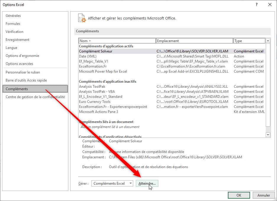 Comment Utiliser Le Solveur Dexcel Excel Formation