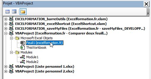 Comment Comparer Automatiquement Deux Feuilles De Calcul Sur Excel On