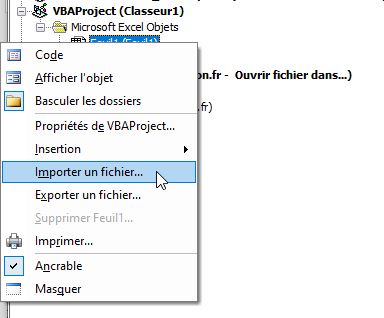 Comment exporter et importer des modules VBA d'Excel ? - Excel formation