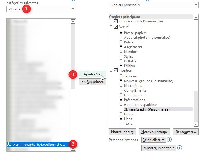 Comment insérer une série de mini-graphiques dans des cellules Excel ...