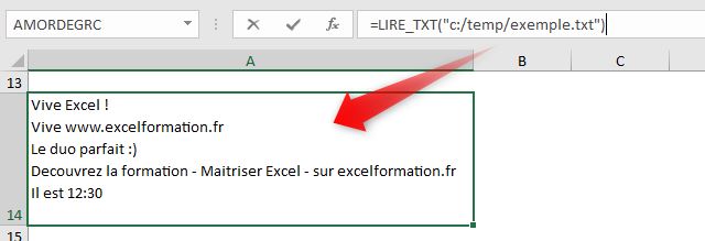 Comment lire un fichier externe (txt, csv,…) avec une fonction Excel ... Comment lire un fichier externe (txt, csv,…) avec une fonction Excel ...