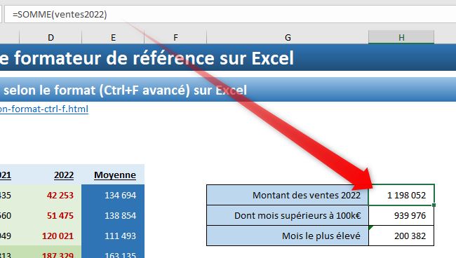 Comment rechercher et sélectionner des cellules selon le format (Ctrl+F avancé) sur Excel ...