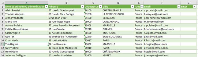 « Facturation Automatique » sur Excel - Excel formation