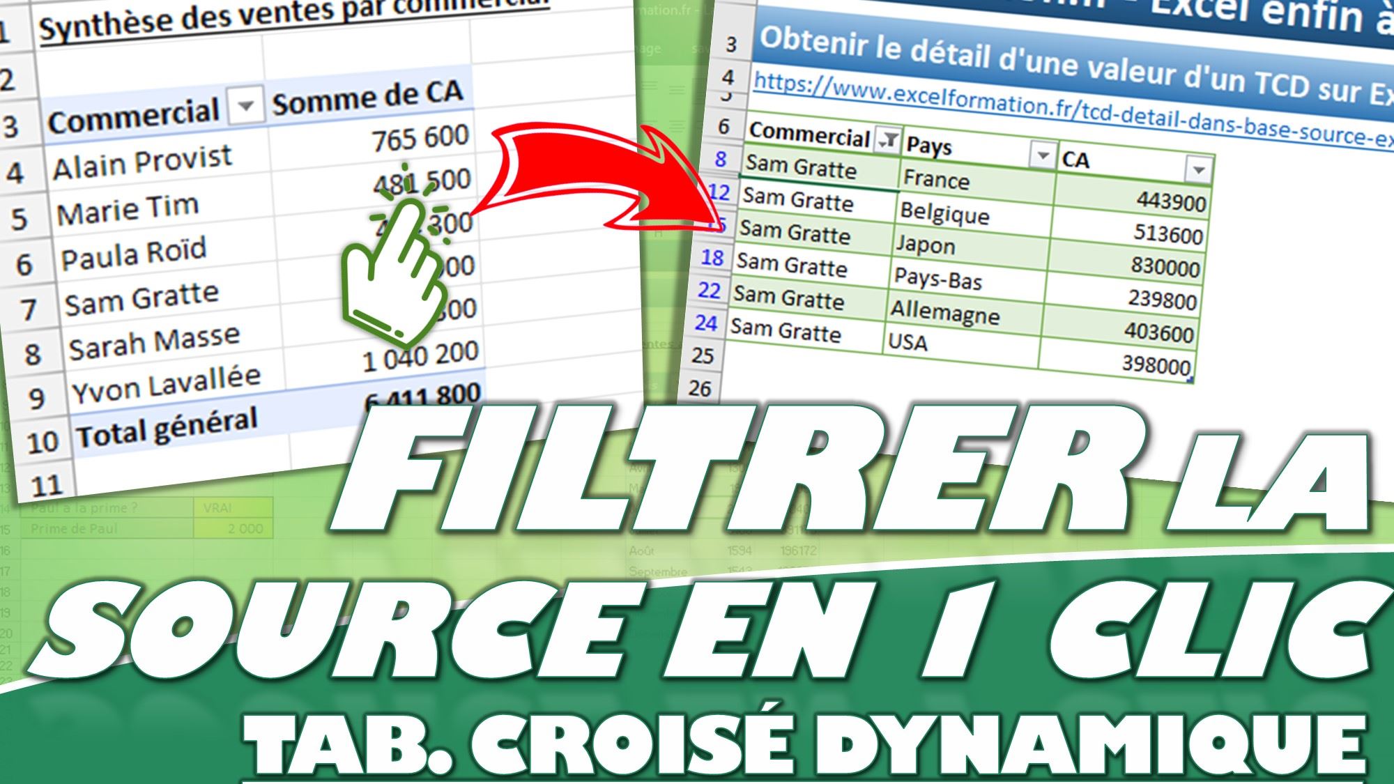 Comment obtenir le détail d’une valeur d’un tableau croisé dynamique en ...