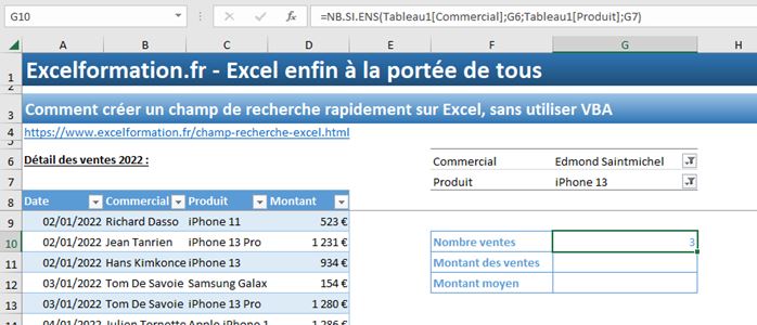 Découvrez comment créer un menu de recherche multicritères et ...