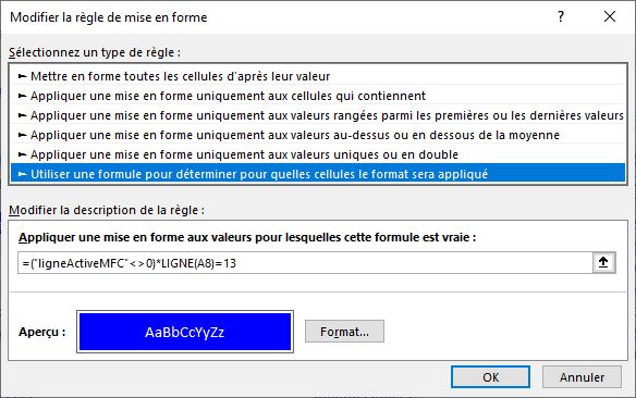 Comment surligner la ligne et/ou la colonne active automatiquement sur ...
