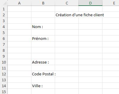 Comment créer un formulaire dynamique et sécurisé sur Excel, sans ...