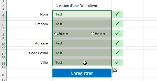 Comment Créer Un Formulaire Dynamique Et Sécurisé Sur Excel Sans Saisir De Code Vba Excel