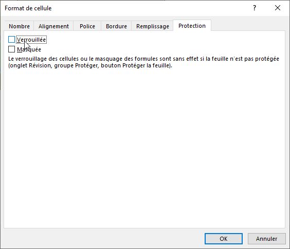 Comment protéger le formatage des cellules tout en autorisant la saisie ...