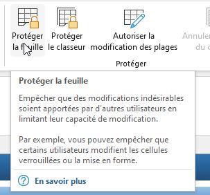 Comment protéger le formatage des cellules tout en autorisant la saisie ...