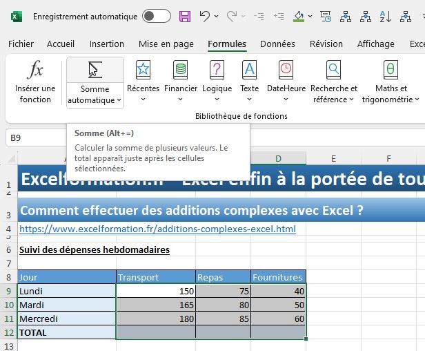 Percez Les Secrets De La Fonction Somme Somme Si Sommeprod Et Des Ces Déclinaisons Pour