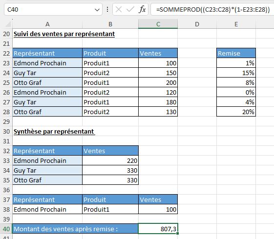 Percez les secrets de la fonction SOMME (SOMME.SI/SOMMEPROD) et des ces ...