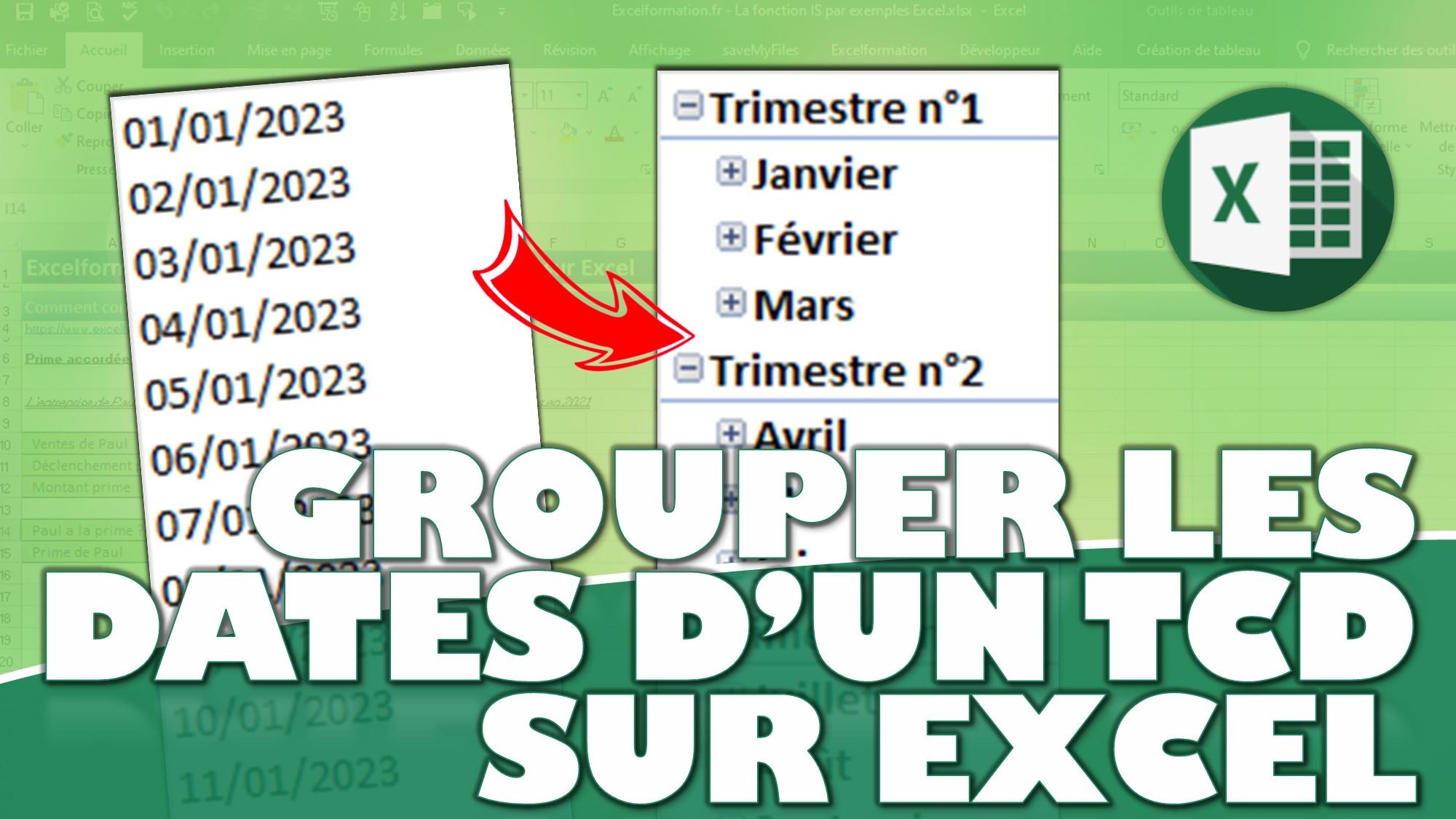 Comment regrouper (ou pas !) les dates d’un tableau croisé dynamique ...